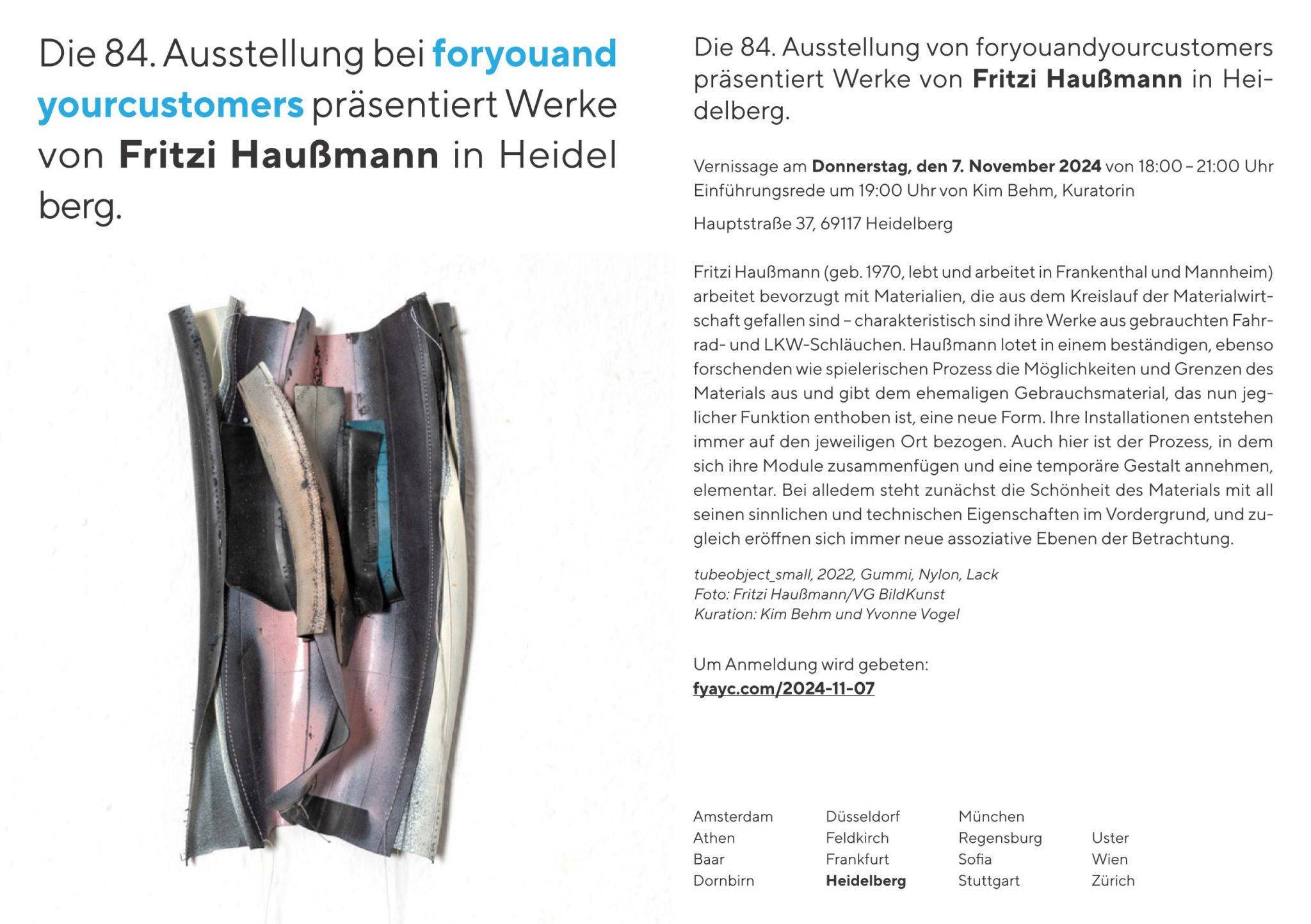 Galerie Kim Behm – Galerie für internationale zeitgenössische Kunst ...